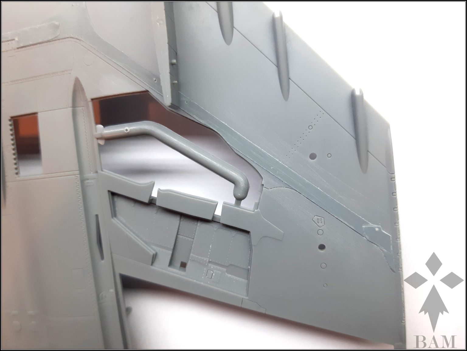 1/48 F-4E/G Belly strap and horizontal tail reinforcement plates for ...