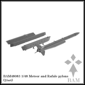 1/48 Meteor missiles and pylons for the Revell Rafale – BAM Models