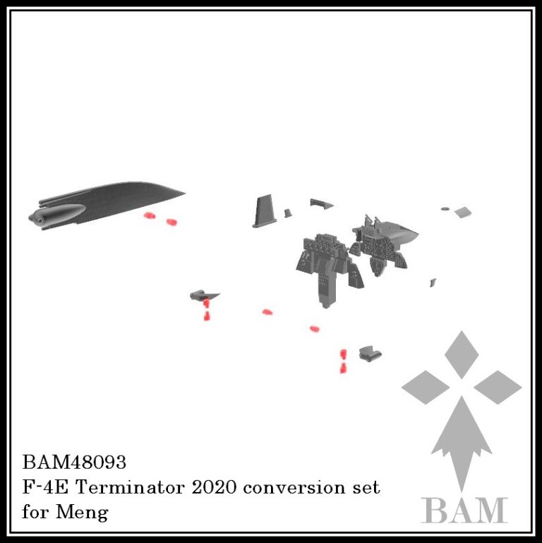 1/48 F-4E Turkish Terminator 2020 conversion set for Meng – BAM Models